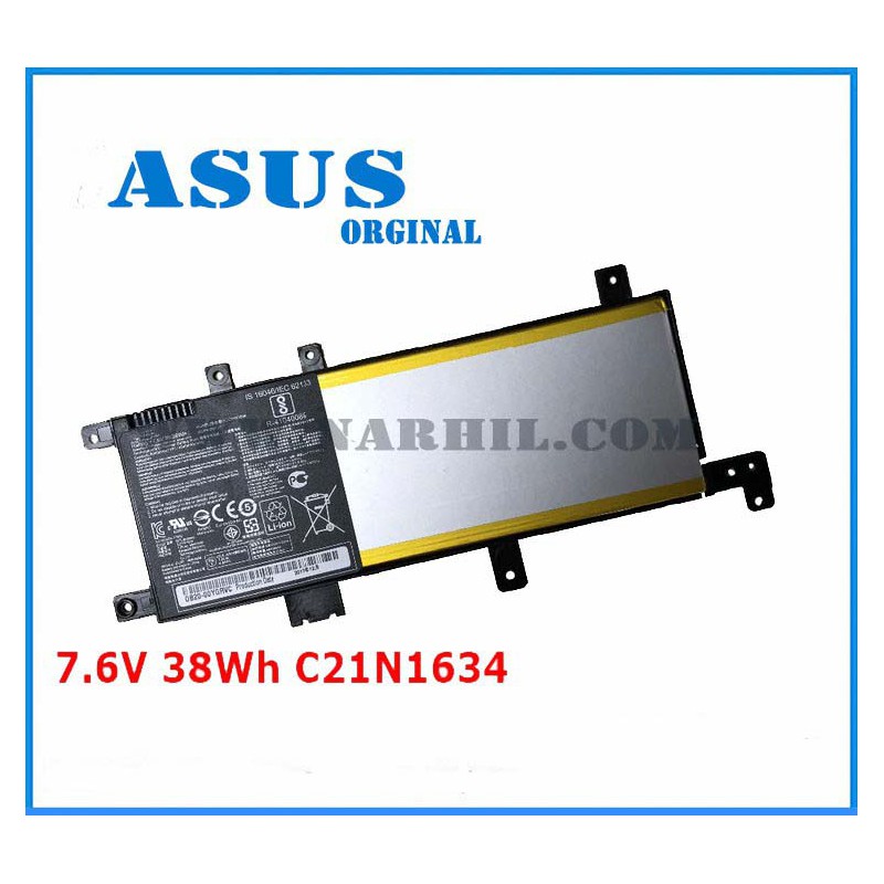 باتری اورجینال لپ تاپ ایسوس Asus R542 C21N1634 Laptop Battery